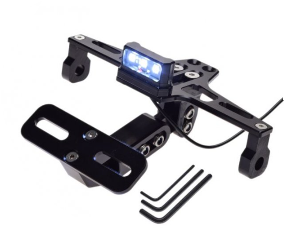 Suport Numar Universal Moto cu Lampa Led