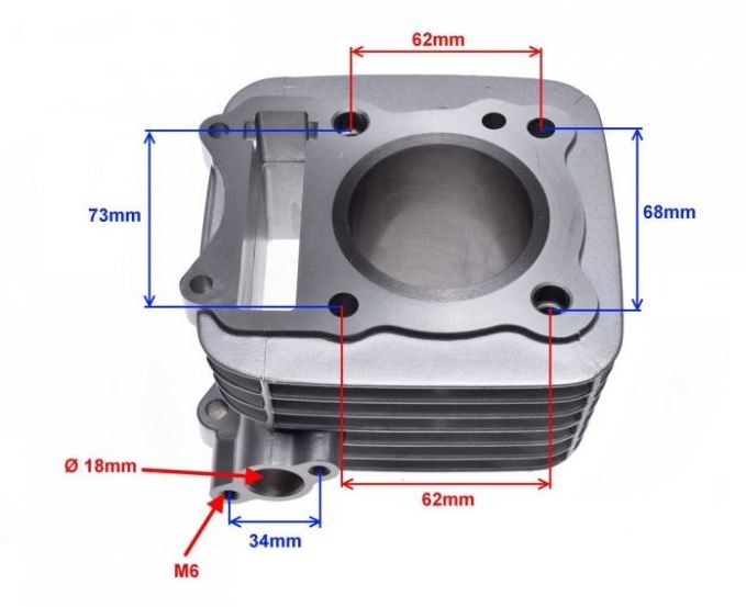 Cilindru Motor Suzuki GN125 57mm E2